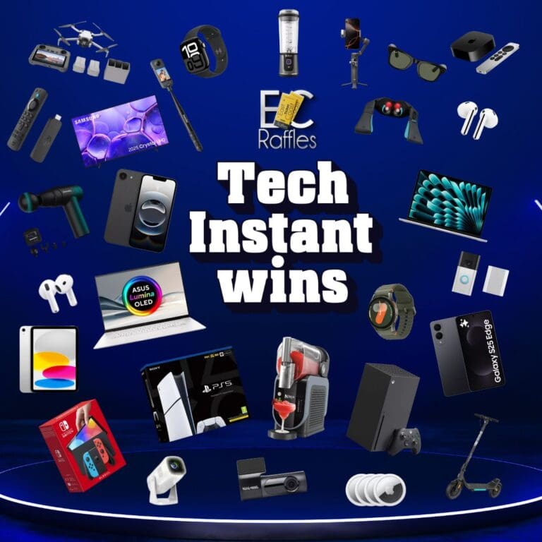 TECH INSTANT WINS - East Coast Raffles